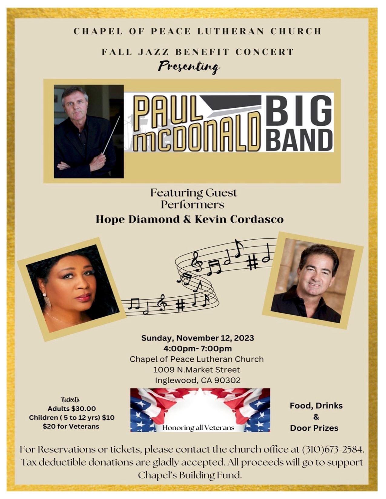 Paul McDonald Big Band Live In Inglewood – Paul McDonald Big Band